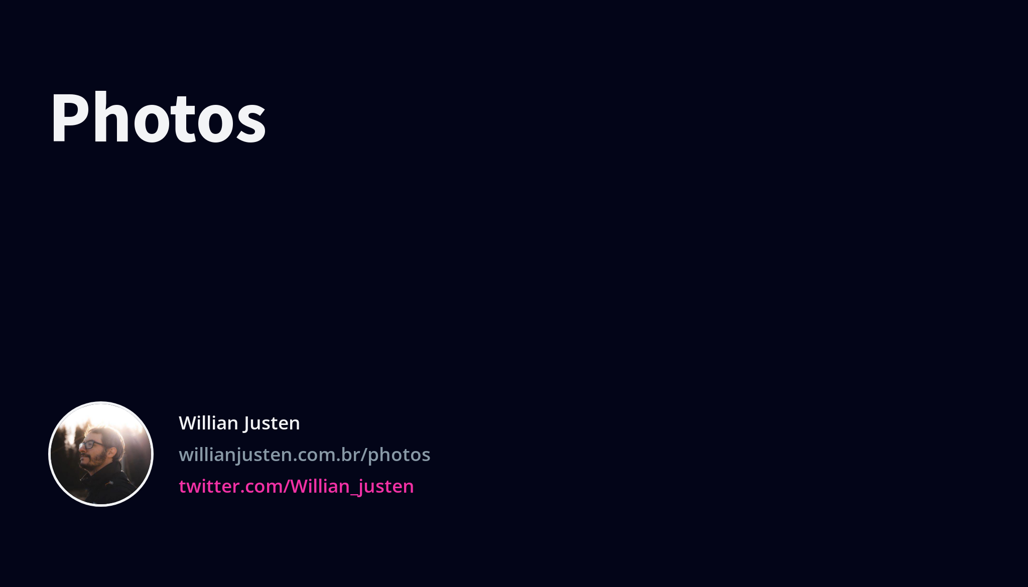 Willian Justen - Photography